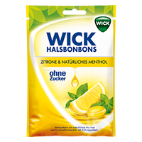 WICK Zitrone & natürliches Menthol Bonb.o.Zucker - apotal.de - Ihre ...