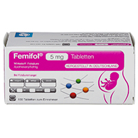 FEMIFOL 5 mg Tabletten - apotal.de - Ihre Versandapotheke